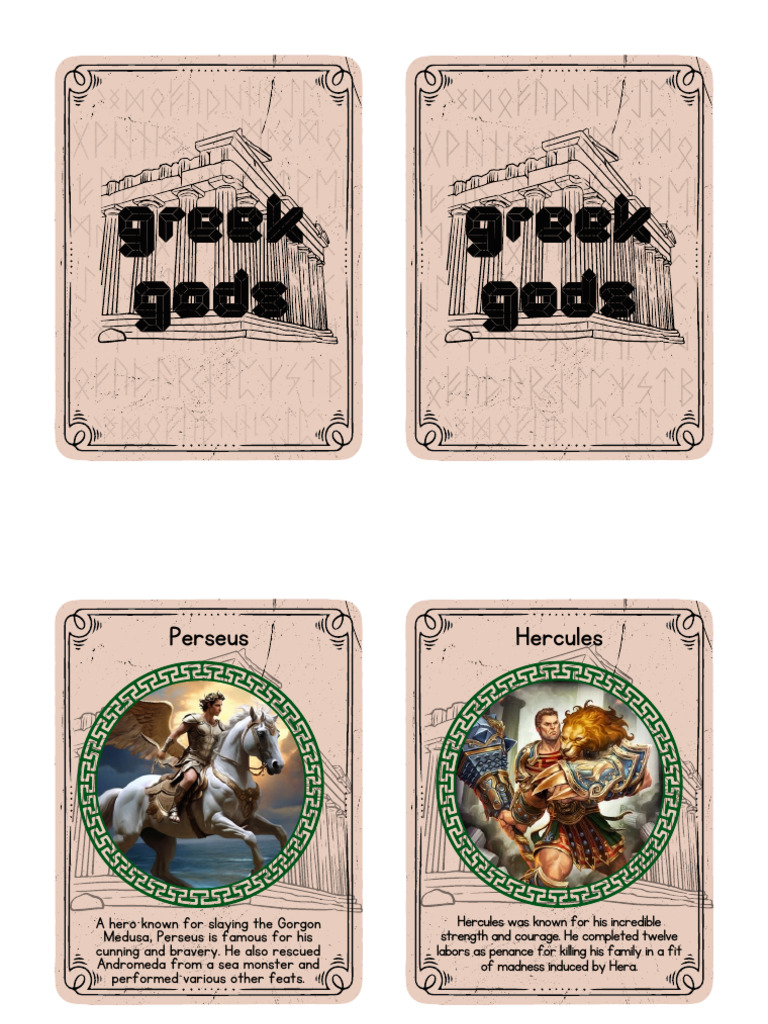 Greek Mythology: Heroes & Legends | PDF | Medusa | Zeus