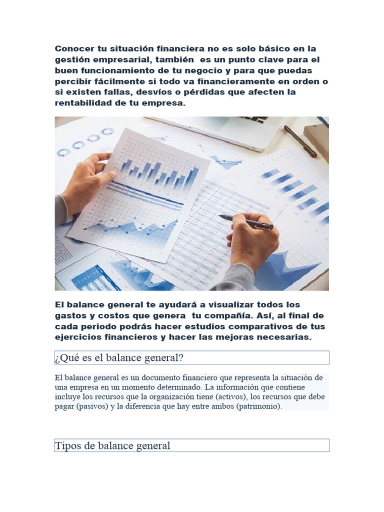 Balance Gral | PDF | Hoja de balance | Business