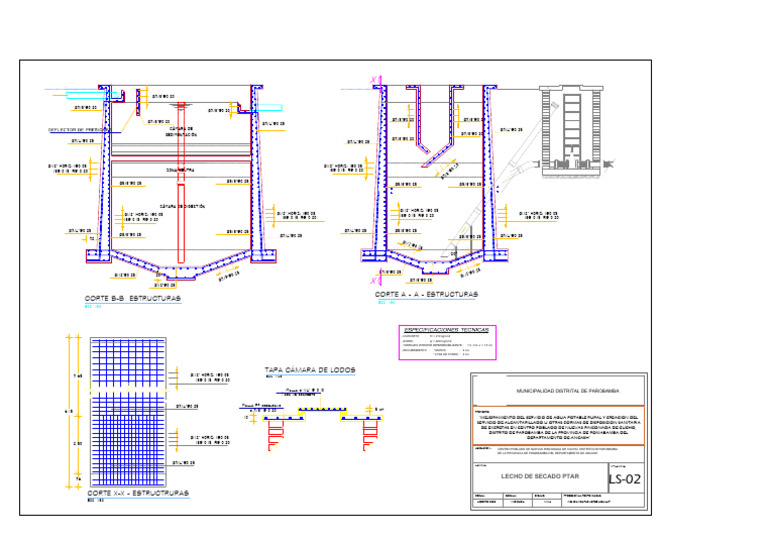 05.tanque Imhoff Ptar - Estructura | PDF | Alcantarillado | Saneamiento