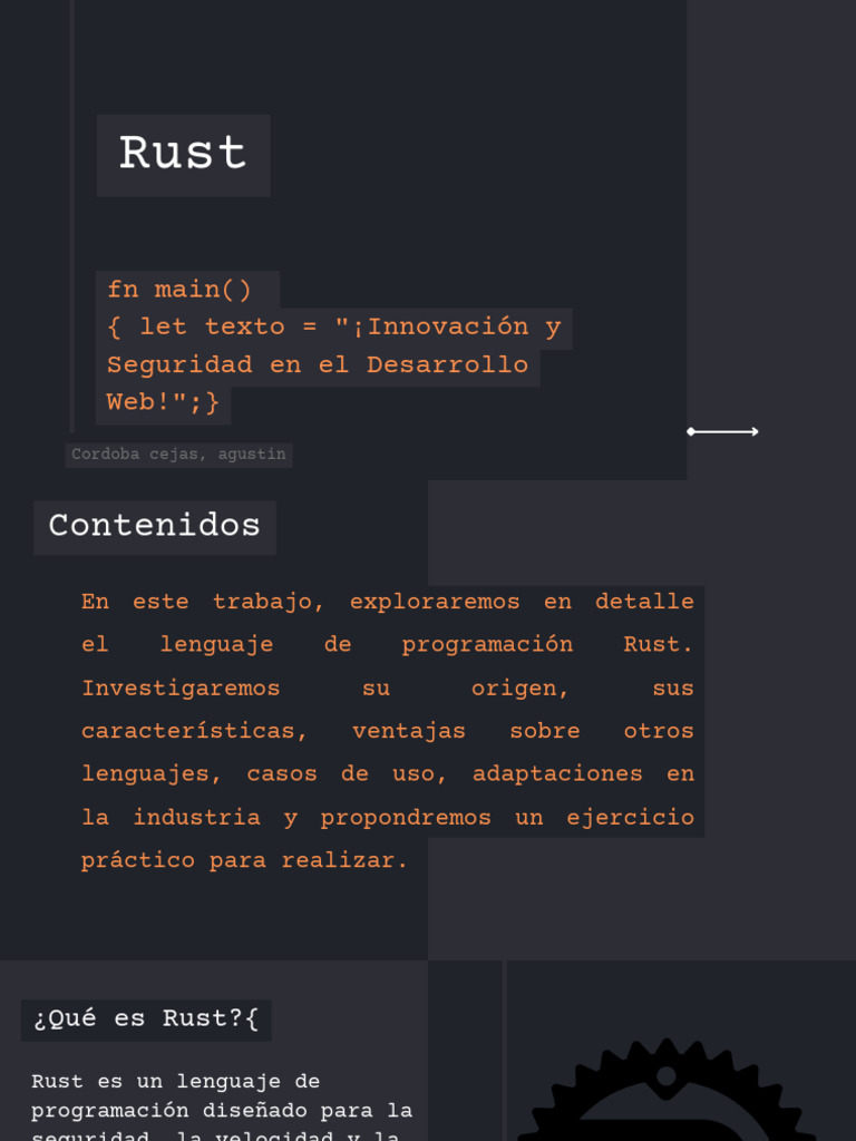 Rust Programacion | Descargar gratis PDF | Lenguaje de programación ...