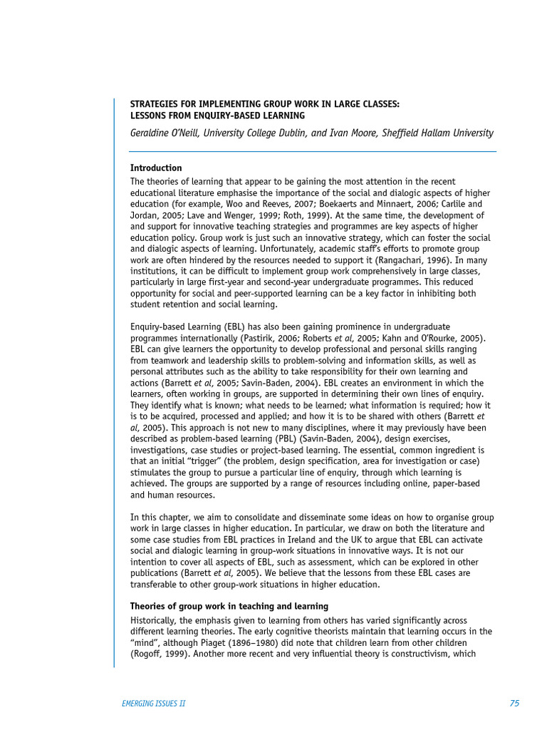 ei1-ch7 | PDF | Constructivism (Philosophy Of Education) | Educational Technology