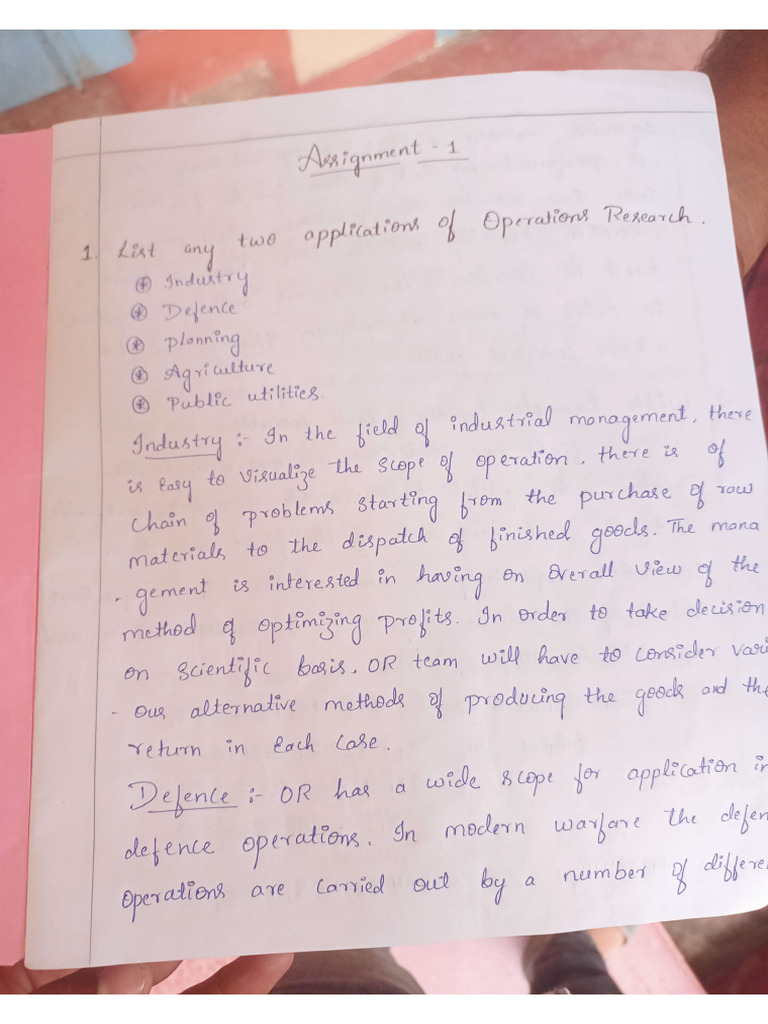 Operational Research | PDF