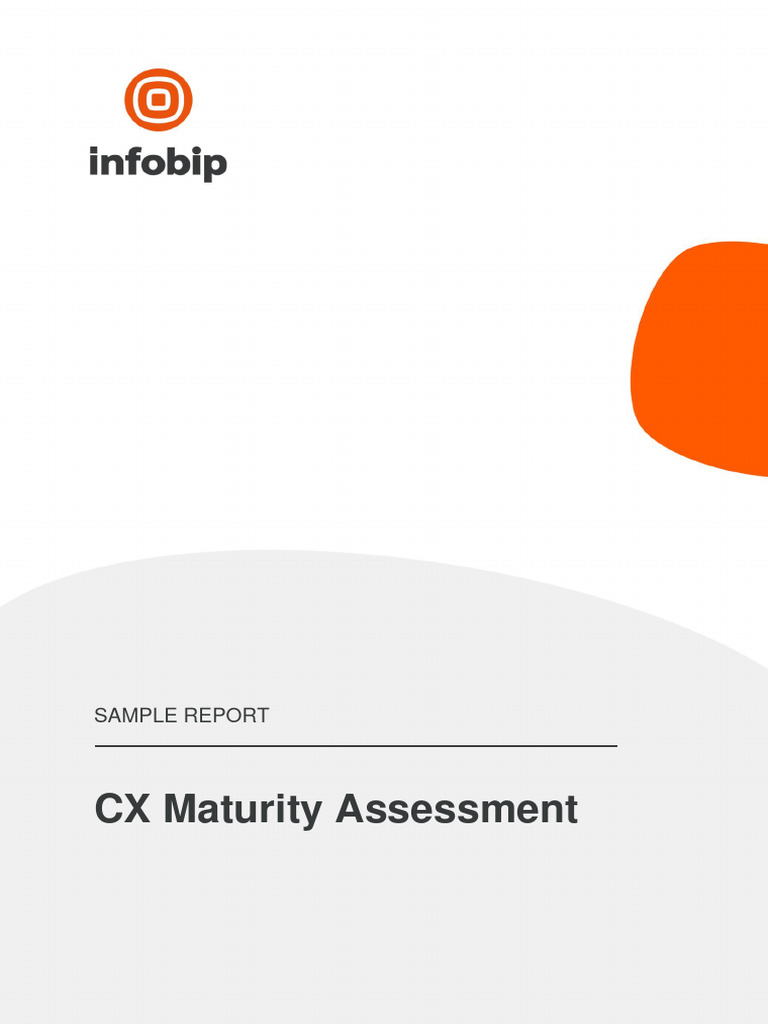 CX Maturity Assessment - Sample Report | PDF | Customer Experience ...