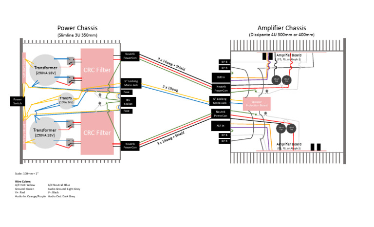 Chassis Wiring Diagram and Colors | PDF | Manufactured Goods | Electricity