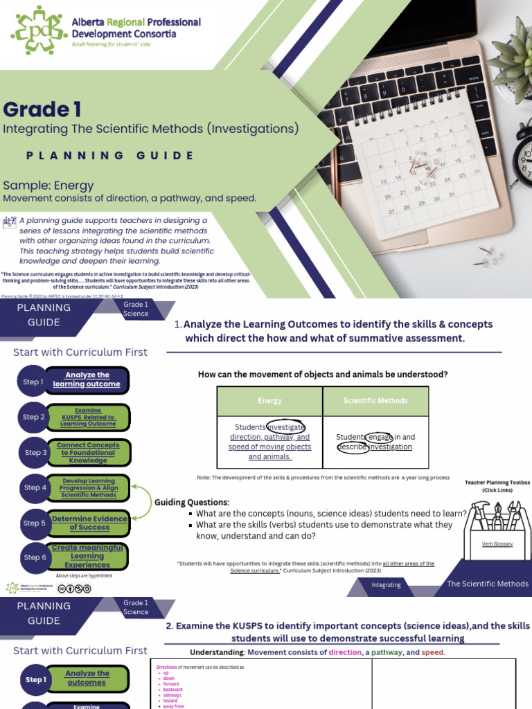 Grade 1 Planning Guide 2 | PDF | Learning | Curriculum