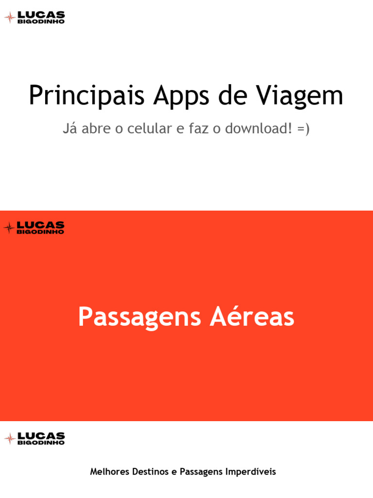 Apps Essenciais para Viagens Incríveis | PDF | Aplicativo para celular