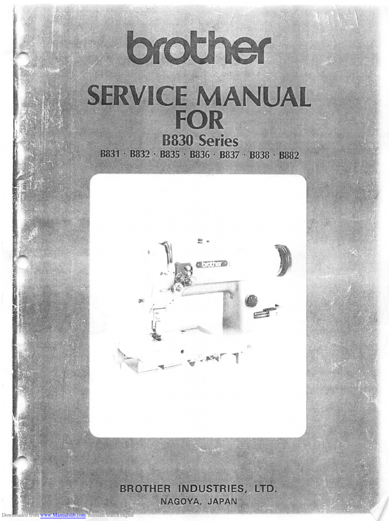 B 831 | PDF | Sewing Machine | Belt (Mechanical)