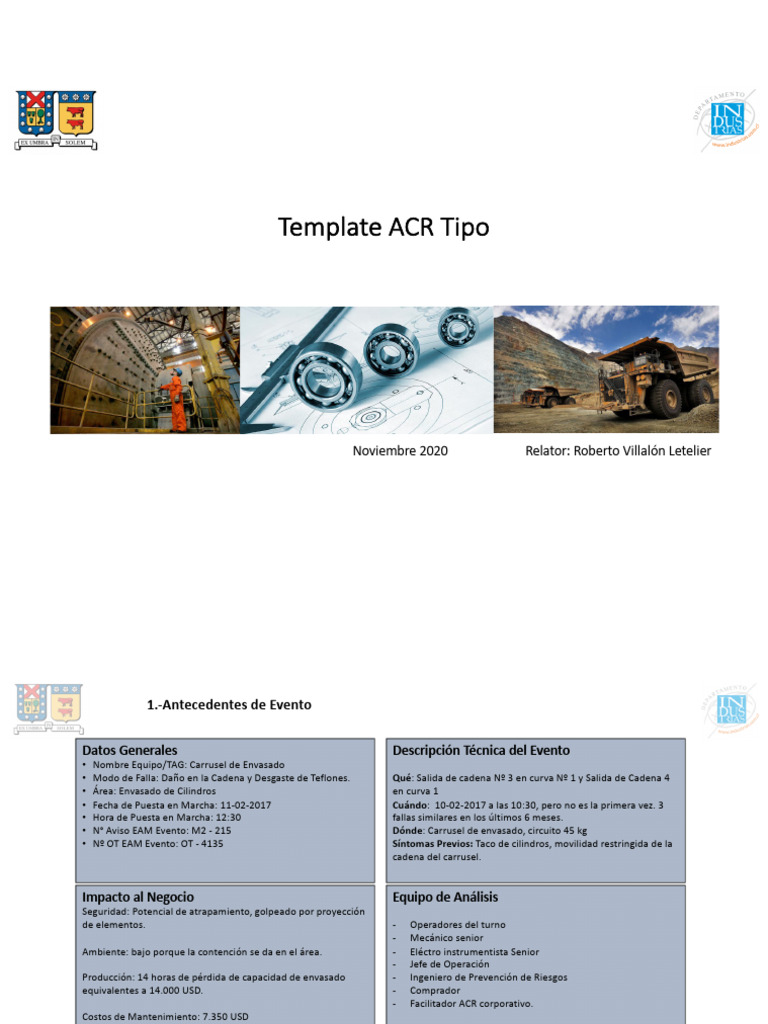 Ejemplo Real Usando Template ACR de Referencia | PDF | Sistema de control