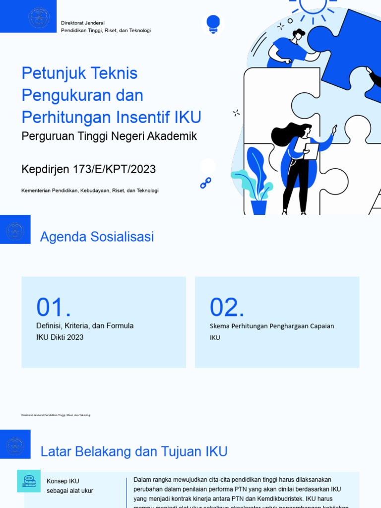 Paparan Juknis IKU 2023 | PDF | Bisnis