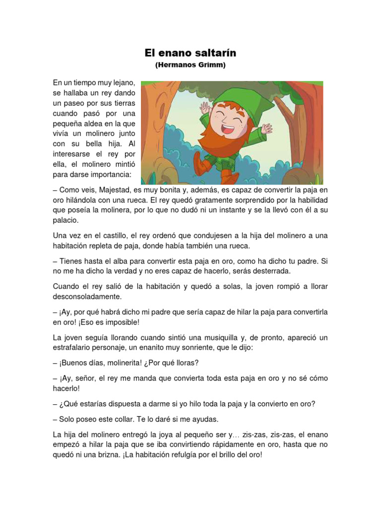 El Enano Saltarín | PDF | Clásicos