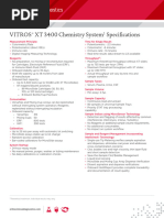 Cardinal Health Ortho Vitros XT 7600 Specs | PDF | Blood Plasma ...