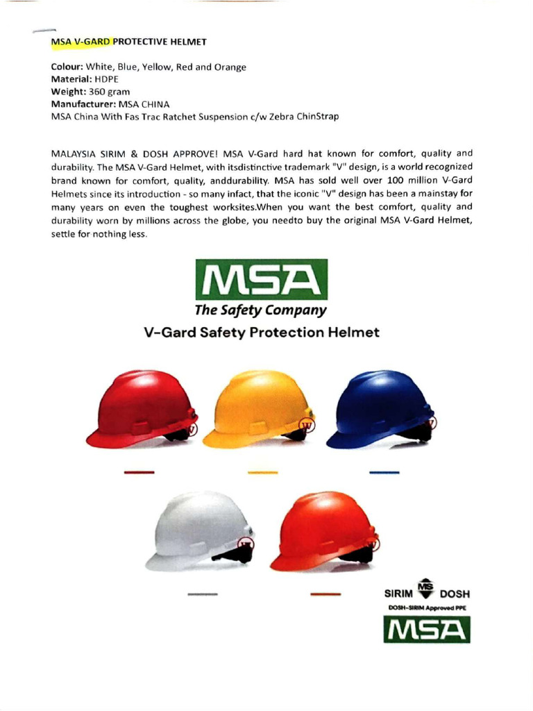 Safety Helmet | PDF