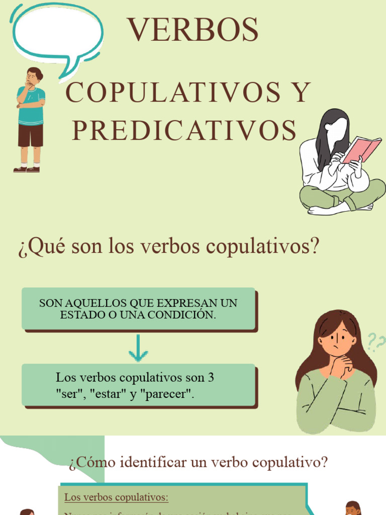 EXPO 7 VERBOS COPULATIVOS Y PREDICATIVOS | PDF | Verbo | Predicado ...