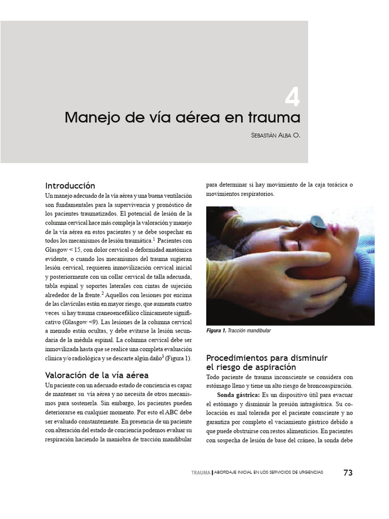 Manejo Basico y Avanzado de La Via Aerea en Trauma | Descargar gratis ...