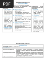 Procesos Pedagógicos y Didácticos de Una Sesión de Aprendizaje | PDF | Evaluación | Conocimiento