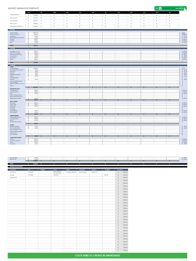 Budget Template | PDF | Economies