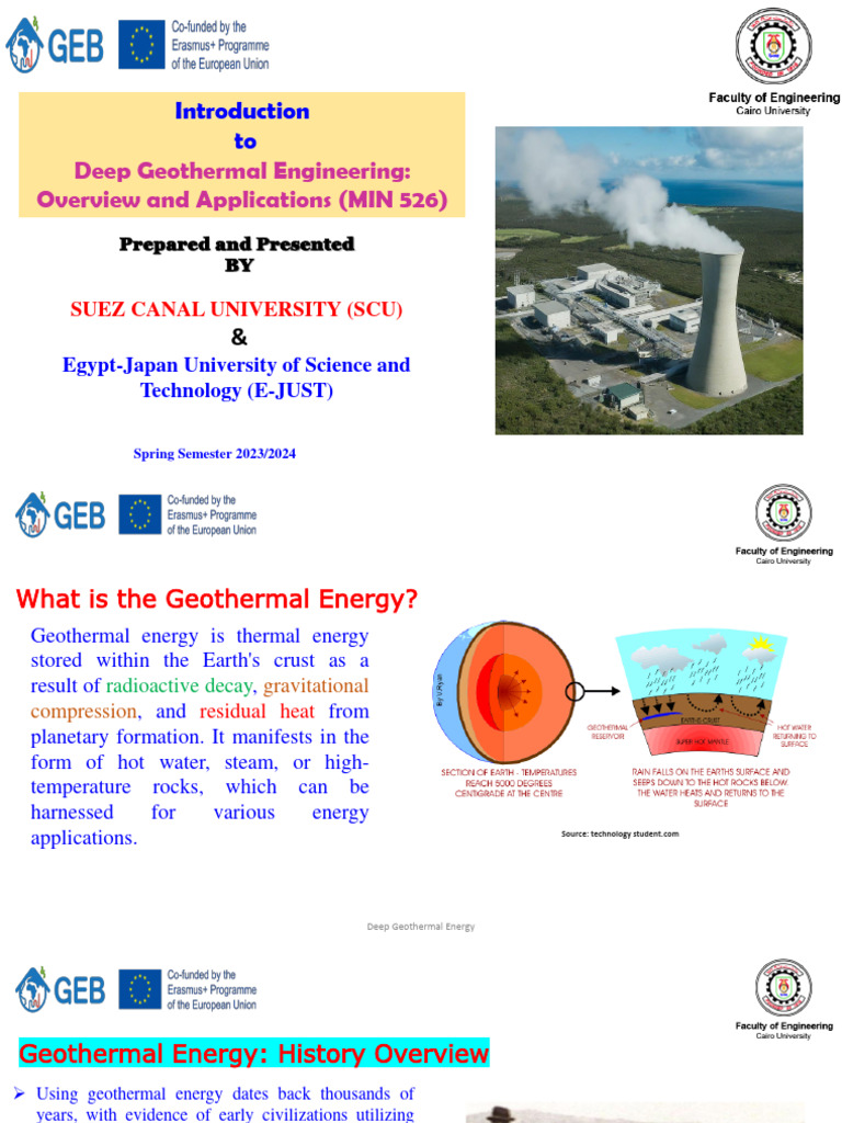 1 - Intoduction To Deep Geothermal Engineering | Download Free PDF | Geothermal Energy ...