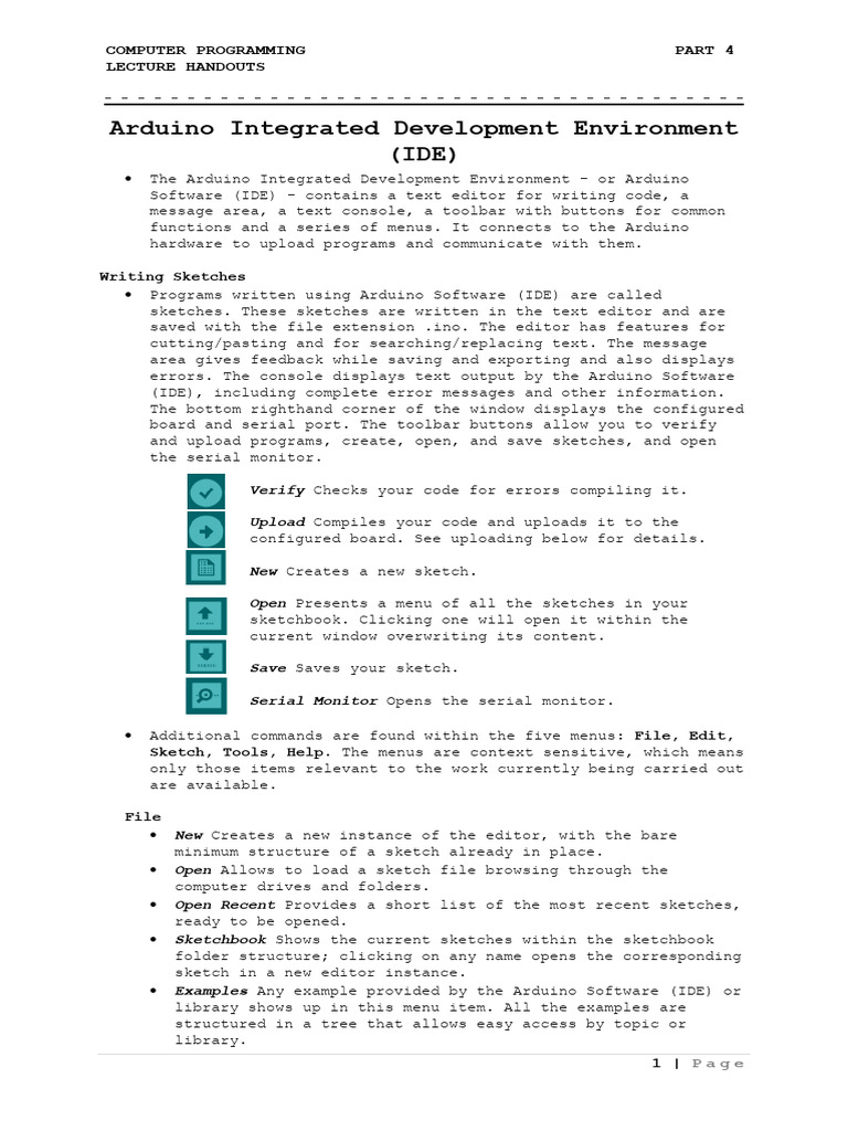 C Handouts 6 | Download Free PDF | Arduino | Computer File