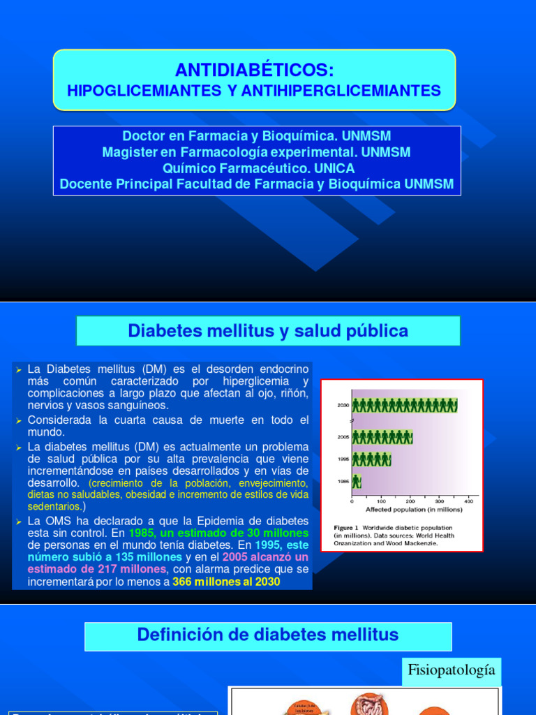Tema 7. ANTIDIABÉTICOS 2023 SERUMS | PDF | Diabetes | Medicina
