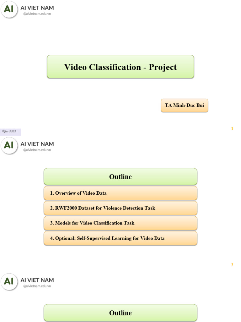 Video Classification Project | PDF | Video | Applied Mathematics