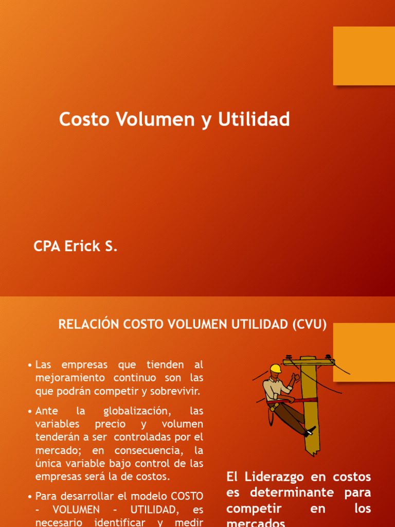 Costo Volumen y Utilidad | PDF | Costo | Business