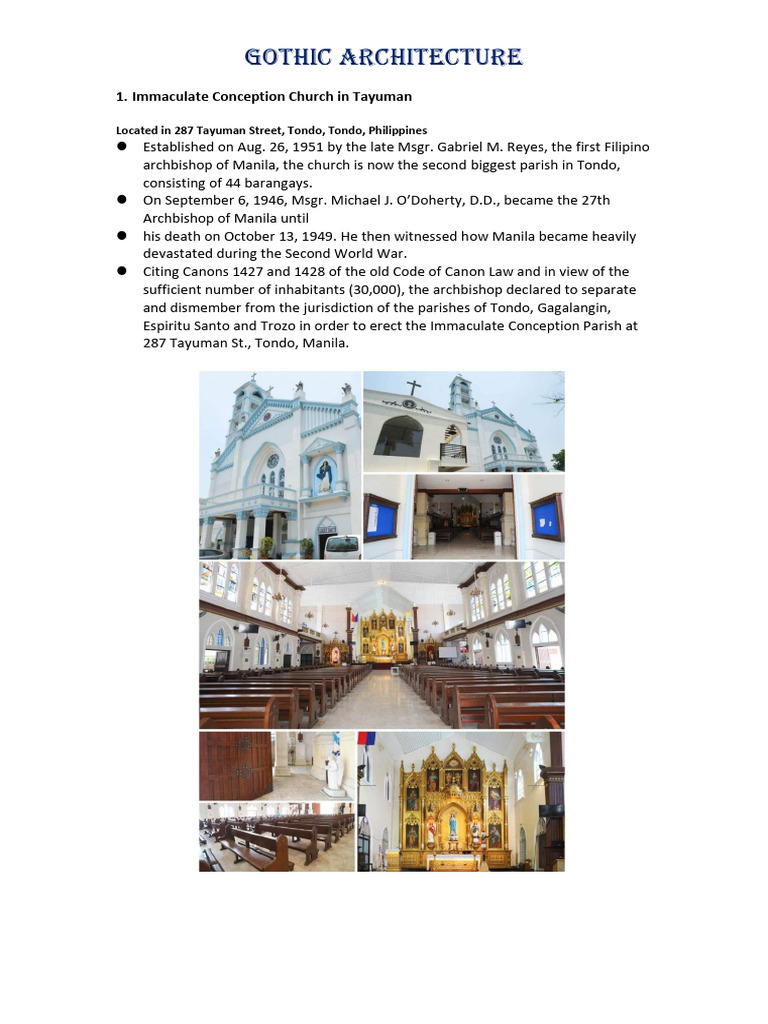 Gothic Architecture | PDF