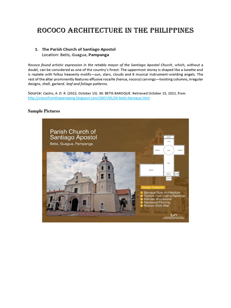 ROCOCO Architecture in The Philippines | PDF