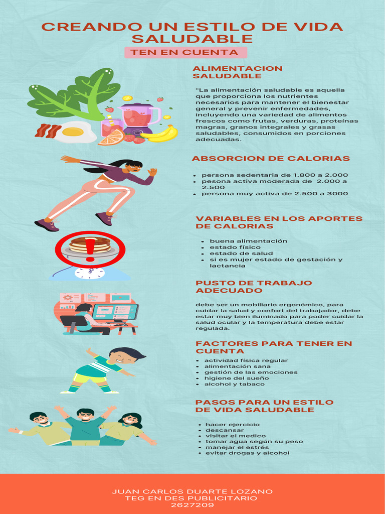 Infografía Vida Saludable | PDF