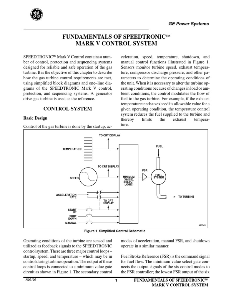 Mark V Control System Fundamentals | PDF | Gas Turbine | Logic Gate
