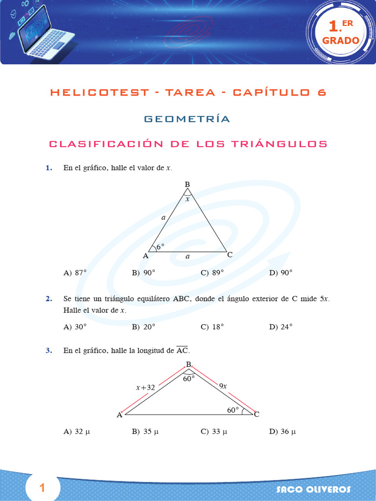 3 Geom 1° Cap6 Preg Tarea 24 | PDF