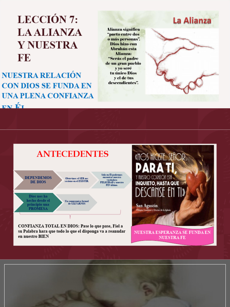 L-7 La Alianza y Nuestra Fe | PDF | Fe | Abrahán