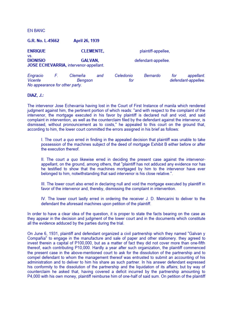 Clemente Vs Galvan | PDF | Appeal | Judgment (Law)