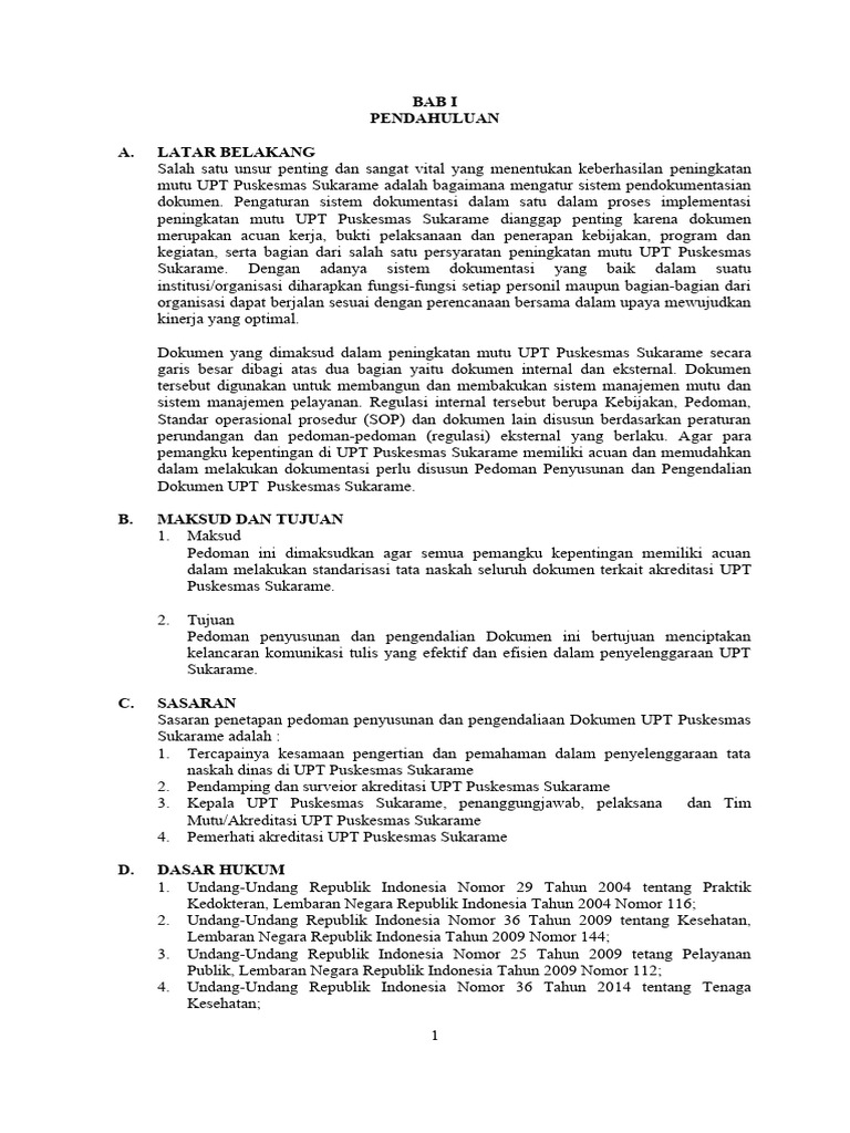 PEDOMAN TATA NASKAH PKM SKR S.D Juni 2023 | PDF