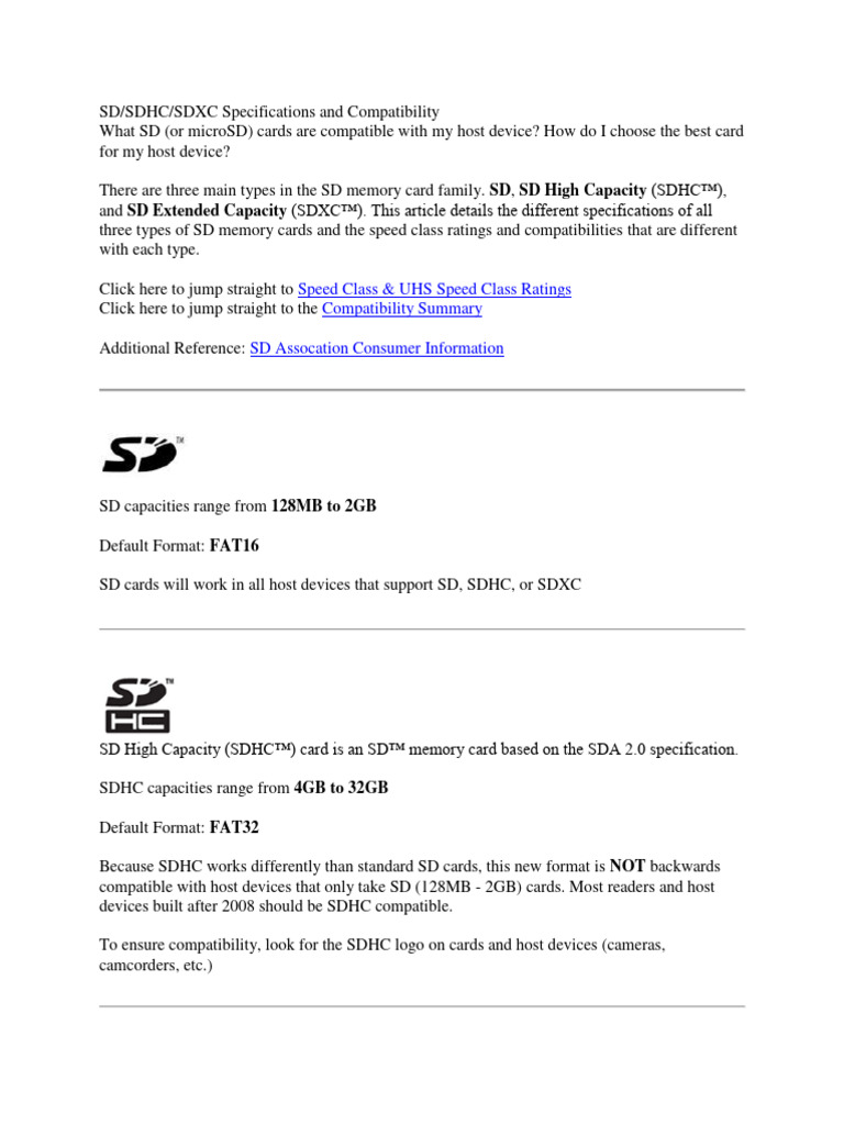 SD Card Specifications | PDF | Microsoft Windows | X86 Architecture