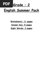 2nd Term Urdu Worksheet Booklet Grade 2-2 | PDF