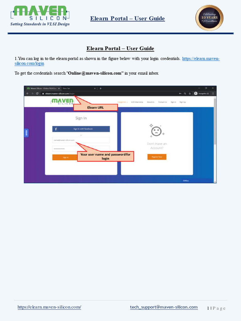 Elearn VLSI SOC Design User Guide | PDF | Login | Hardware Description Language