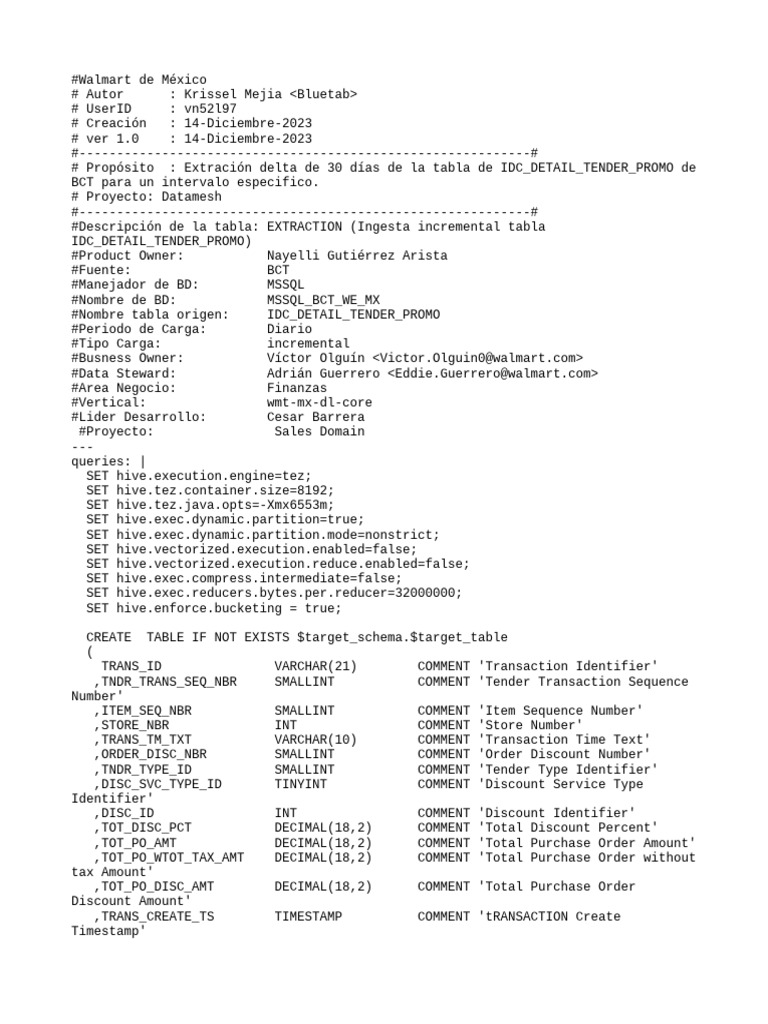 Delta Extraction for IDC_DETAIL_TENDER | PDF | Information Technology ...