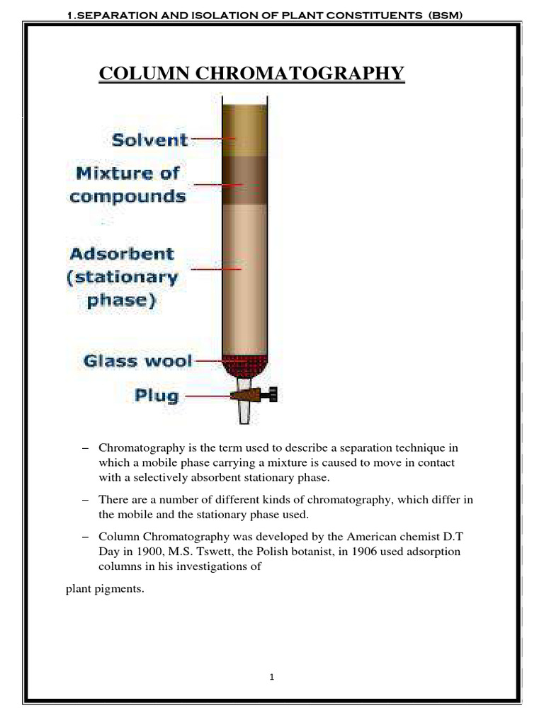 Pharmacognosy 2 | PDF | Chromatography | Elution