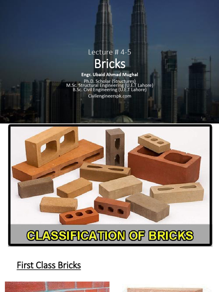 Lecture 4 and 5 Bricks | PDF | Art | Technology & Engineering
