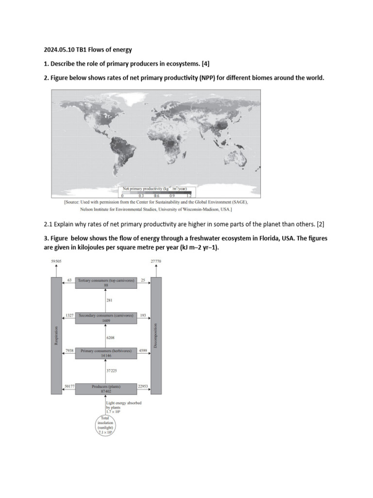 2024.05.10 tb1 Flows of Energy | PDF