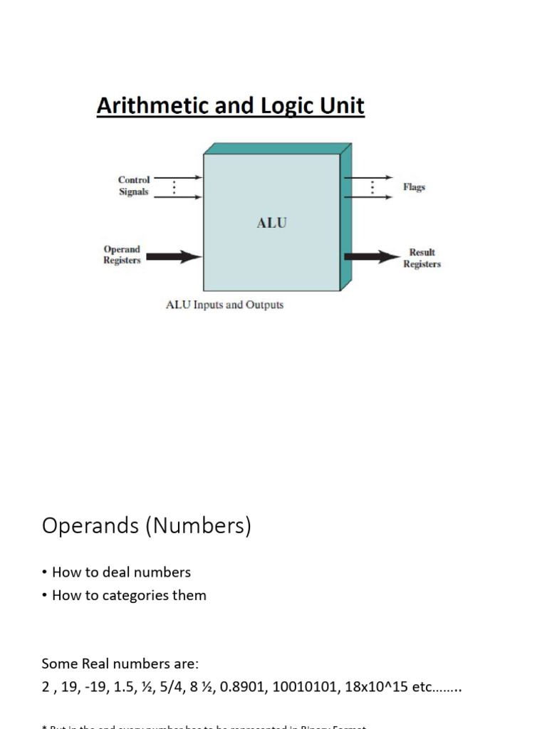 5.2. Alu Lecture 1 | PDF | Subtraction | Multiplication