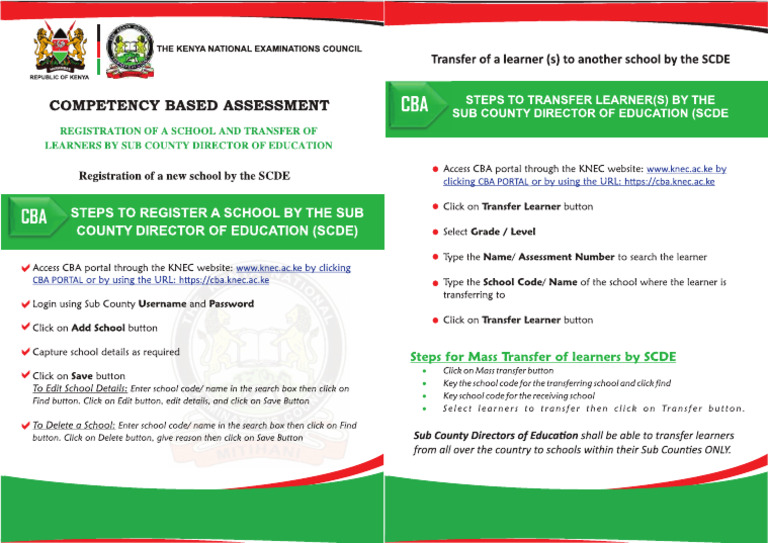 Registration of A New School by The Scde | PDF