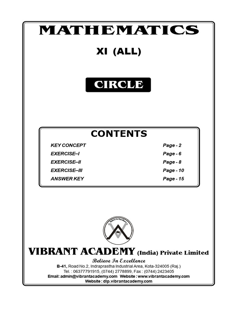 Circle Final | PDF | Circle | Perpendicular Circle Final | PDF | Circle | Perpendicular