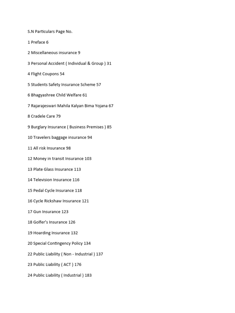 Misc Manual-Word | PDF | Insurance | Liability Insurance