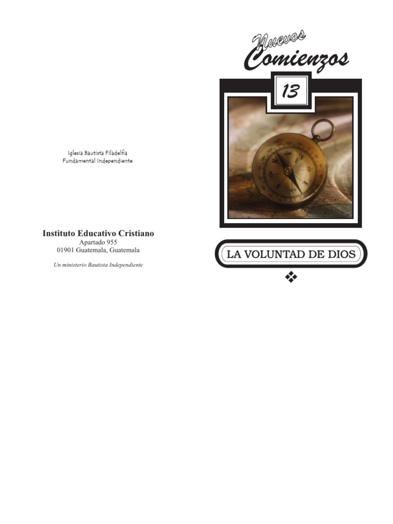 Leccion 13 La Voluntad de Dios | PDF | Dios | Pablo el apóstol