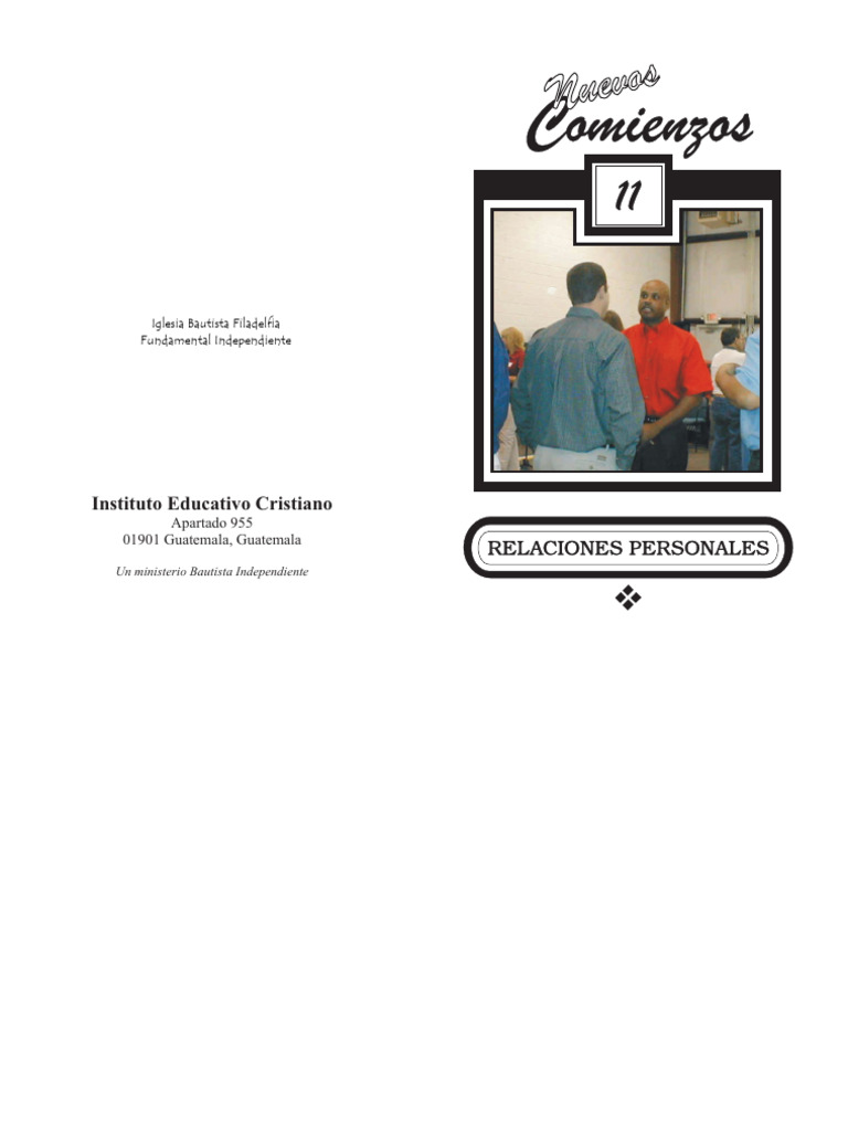 Leccion 11 Las Relaciones Personales | PDF | Jesús | Oración