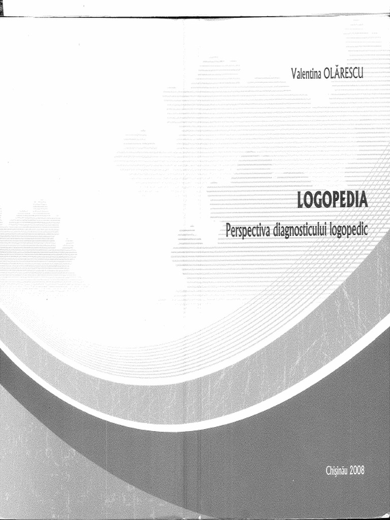 Logopedie Olarescu PDF | PDF