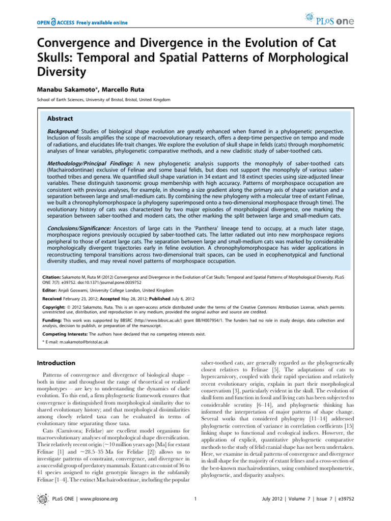 EBSCO FullText 2024 04 05 | PDF | Felidae | Phylogenetic Tree
