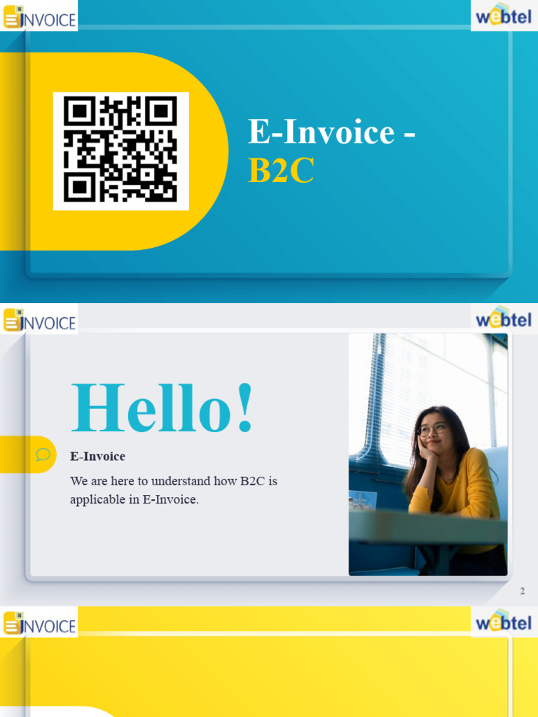 E Invoice B2C | PDF | Qr Code | Invoice