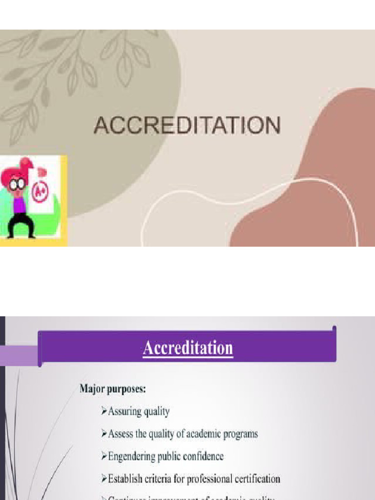Accreditation | PDF